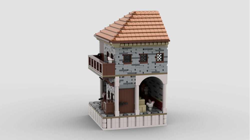 LEGO MOC Roman Ancient Insula by Sir Perceval | Rebrickable - Build ...