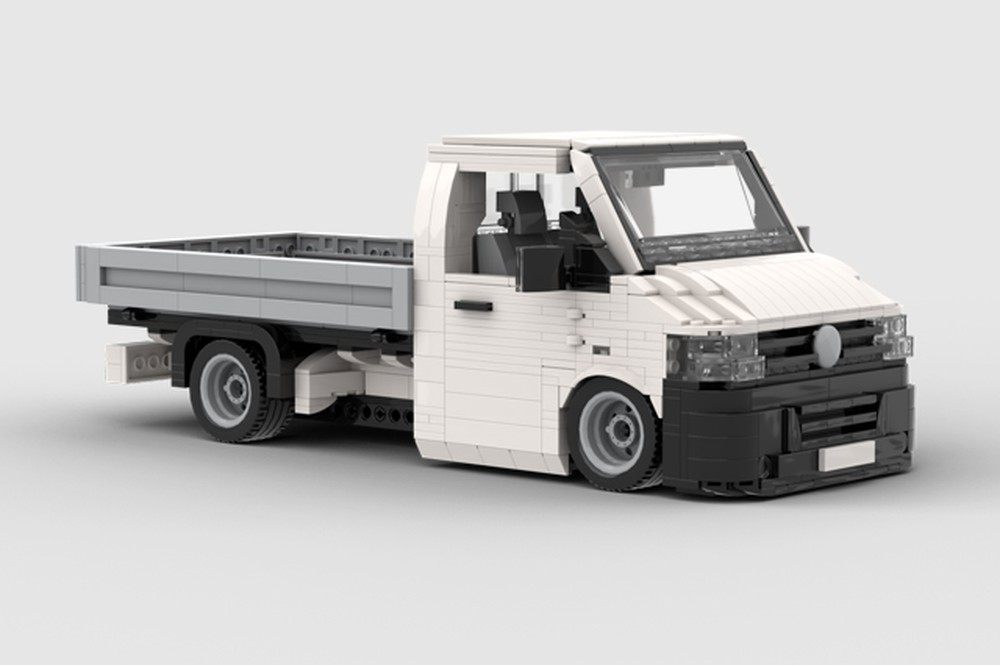 LEGO MOC VW T5 Transporter Flatbed by Brixxbert | Rebrickable - Build ...