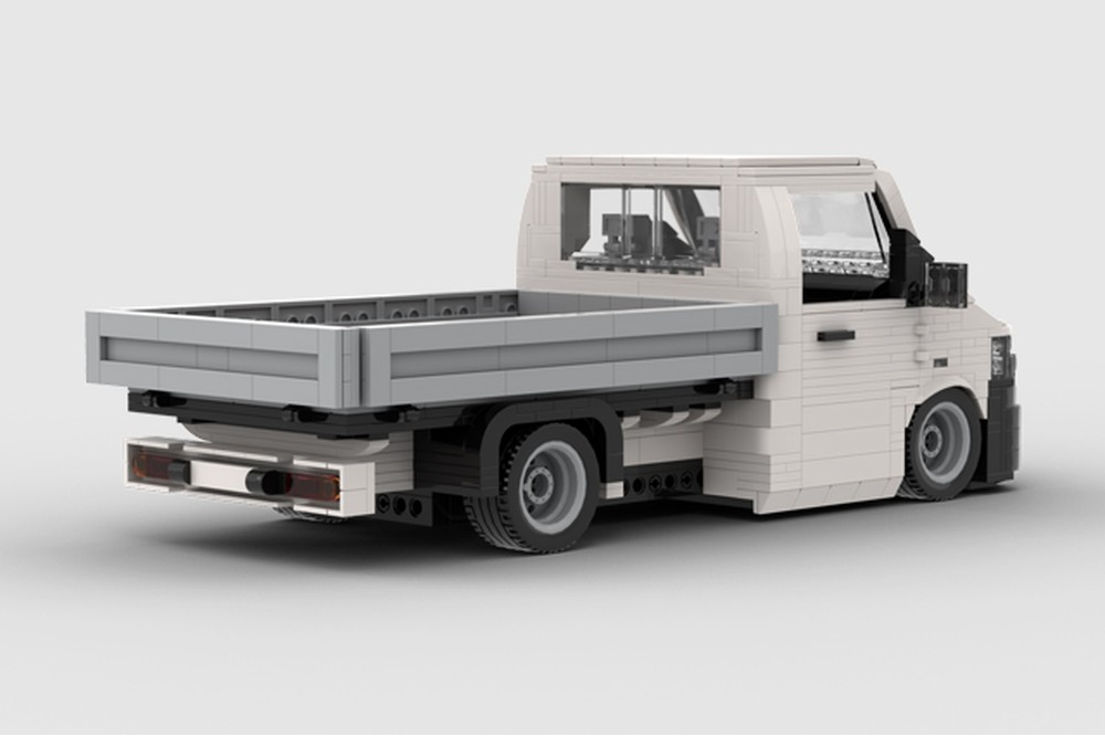LEGO MOC VW T5 Transporter Flatbed by Brixxbert | Rebrickable - Build ...