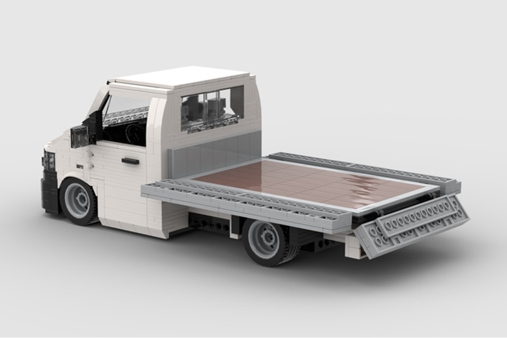 Lego Moc Vw T5 Transporter Flatbed By Brixxbert Rebrickable Build