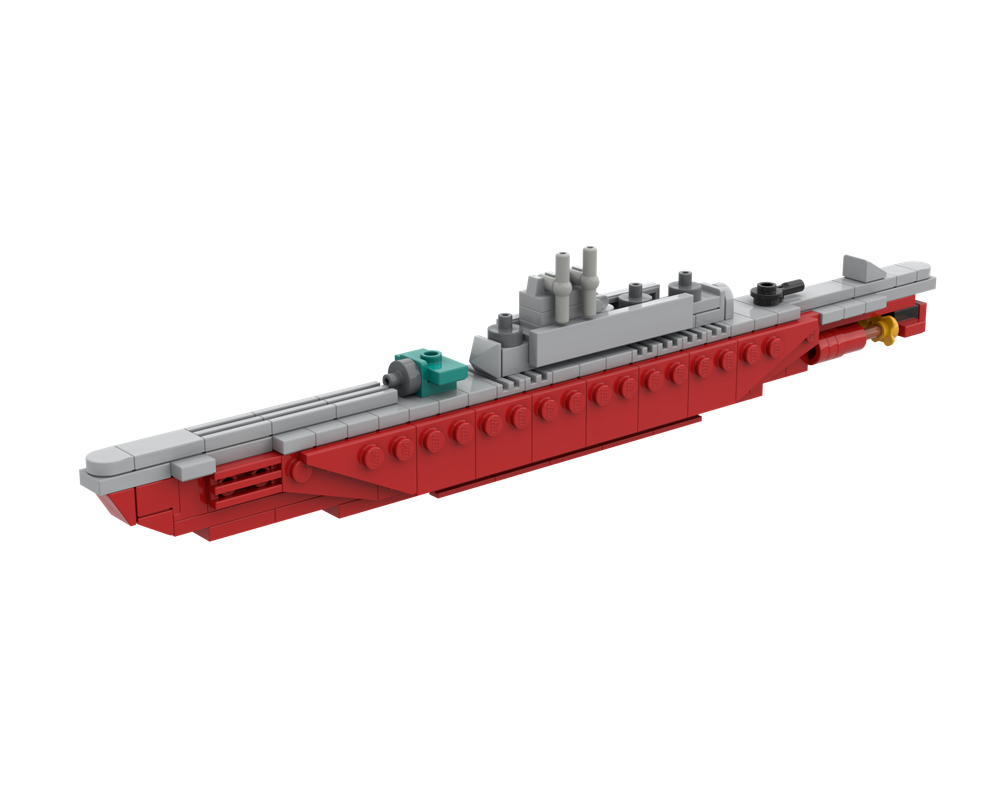 LEGO MOC IJN I-400 Class Aircraft Carrier Submarine by The Bobby Brix ...