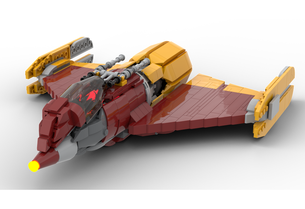 LEGO MOC SW Ahsoka Shin Hati’s Starfighter MOC minifig scale by ...