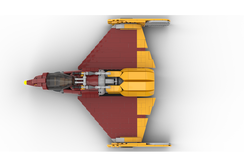 Lego Moc Sw Ahsoka Shin Hatis Starfighter Moc Minifig Scale By