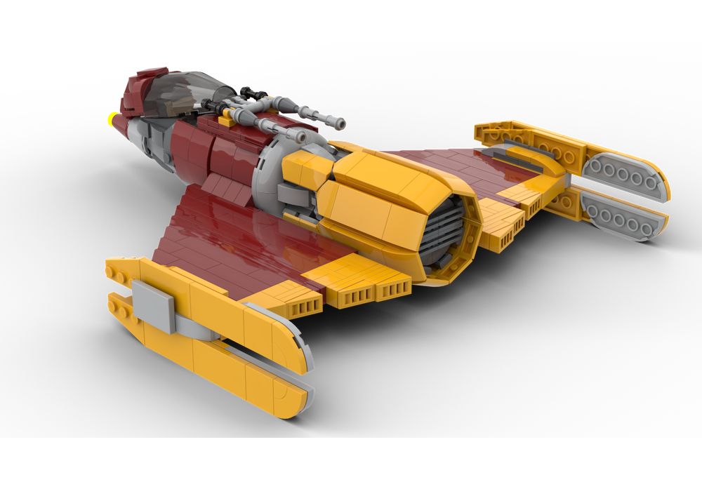 Lego Moc Sw Ahsoka Shin Hatis Starfighter Moc Minifig Scale By