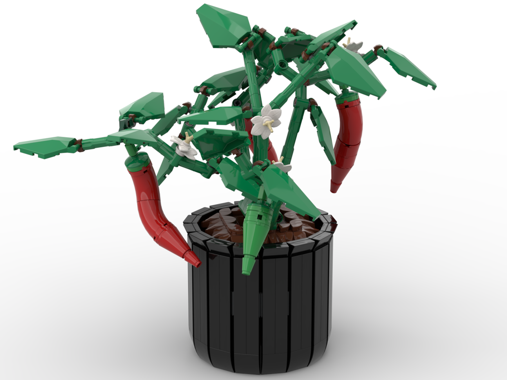 LEGO MOC Chili Plant by Twilight Brix | Rebrickable - Build with LEGO
