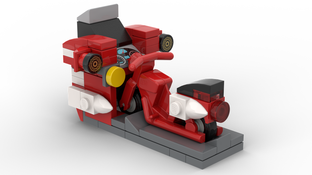 LEGO MOC Motorbike Racing Arcade Game by AntOrman | Rebrickable - Build ...