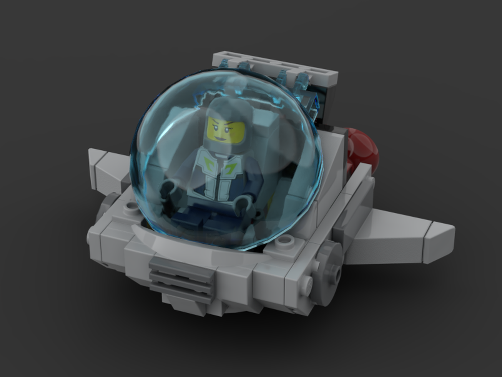 LEGO MOC Little Spaceship by eric_nunya | Rebrickable - Build with LEGO