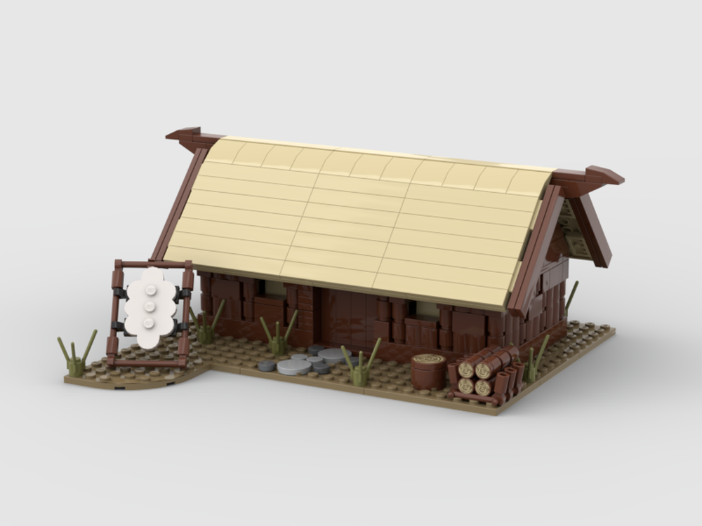 Lego Moc Viking Hut By Themocdude Rebrickable Build With Lego