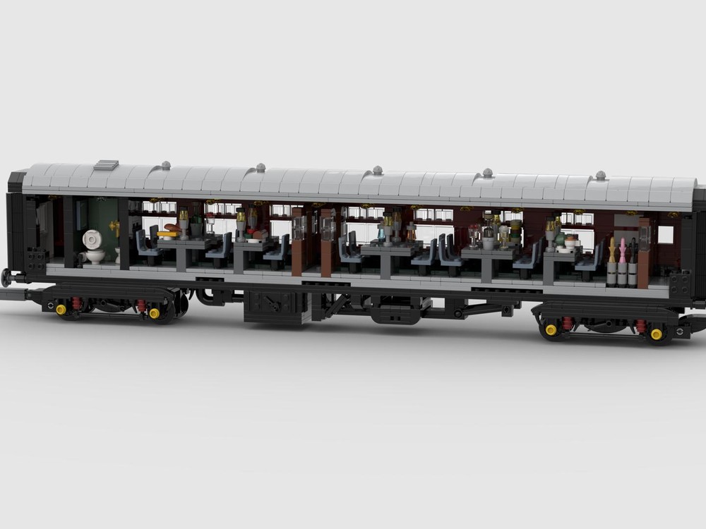 LEGO MOC Battle of Britain Class Locomotive and Meal Train by ...
