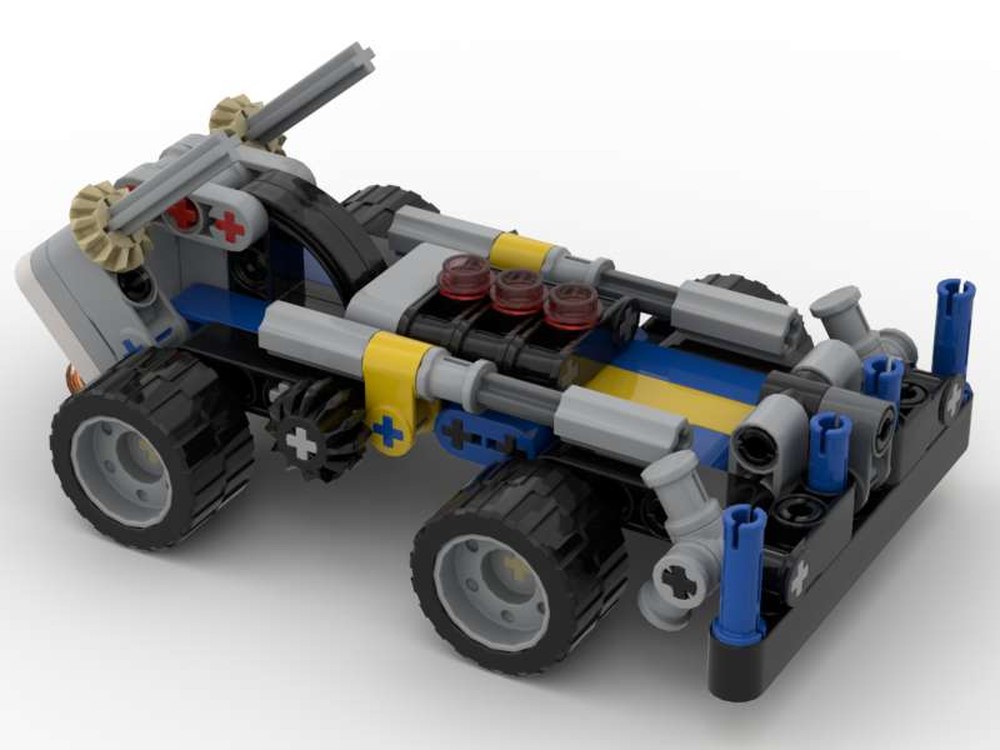 LEGO MOC 42020+8290 Armored Car by meregt | Rebrickable - Build with LEGO