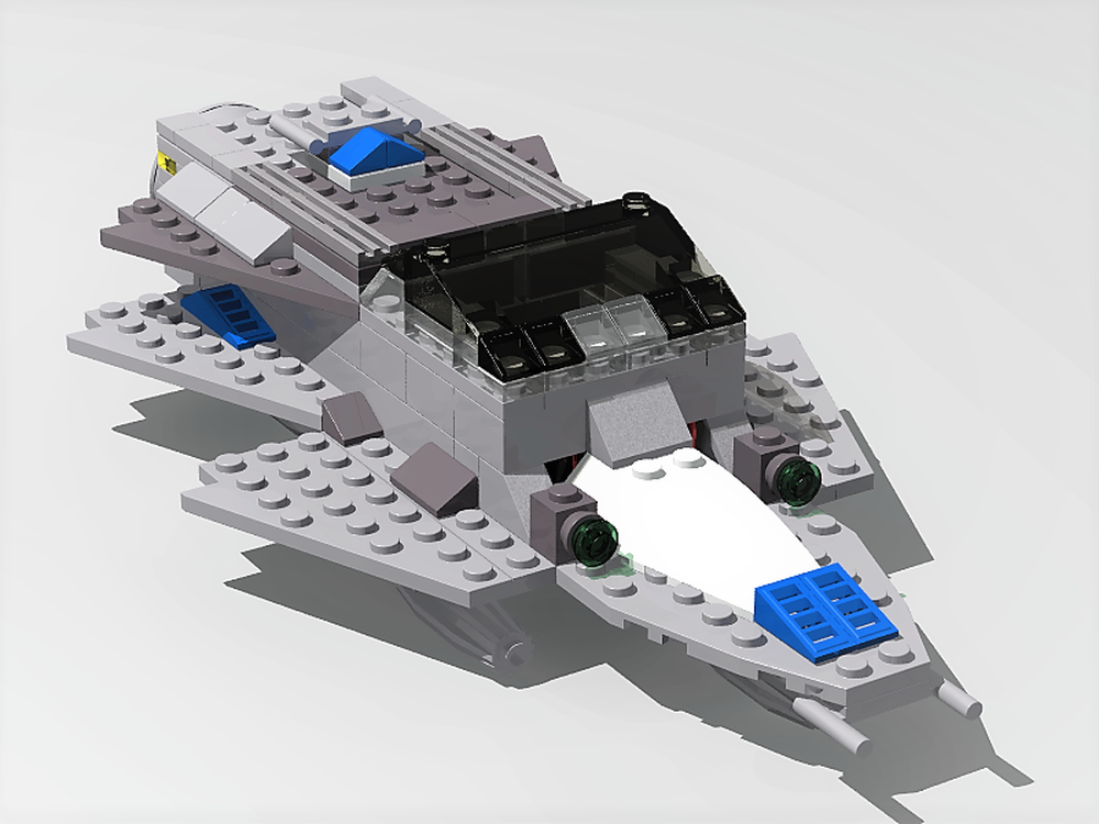 LEGO MOC cargo space ship by sanders.mocs | Rebrickable - Build with LEGO
