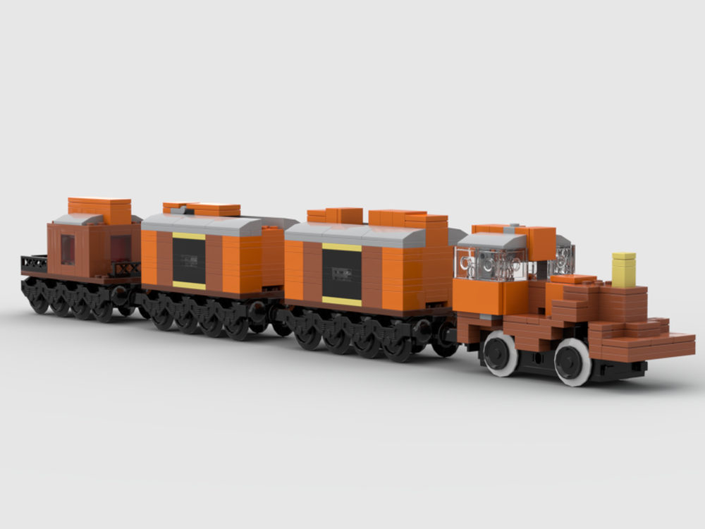 LEGO MOC Shalz's Lava Train by Deepfried_Squid | Rebrickable - Build ...