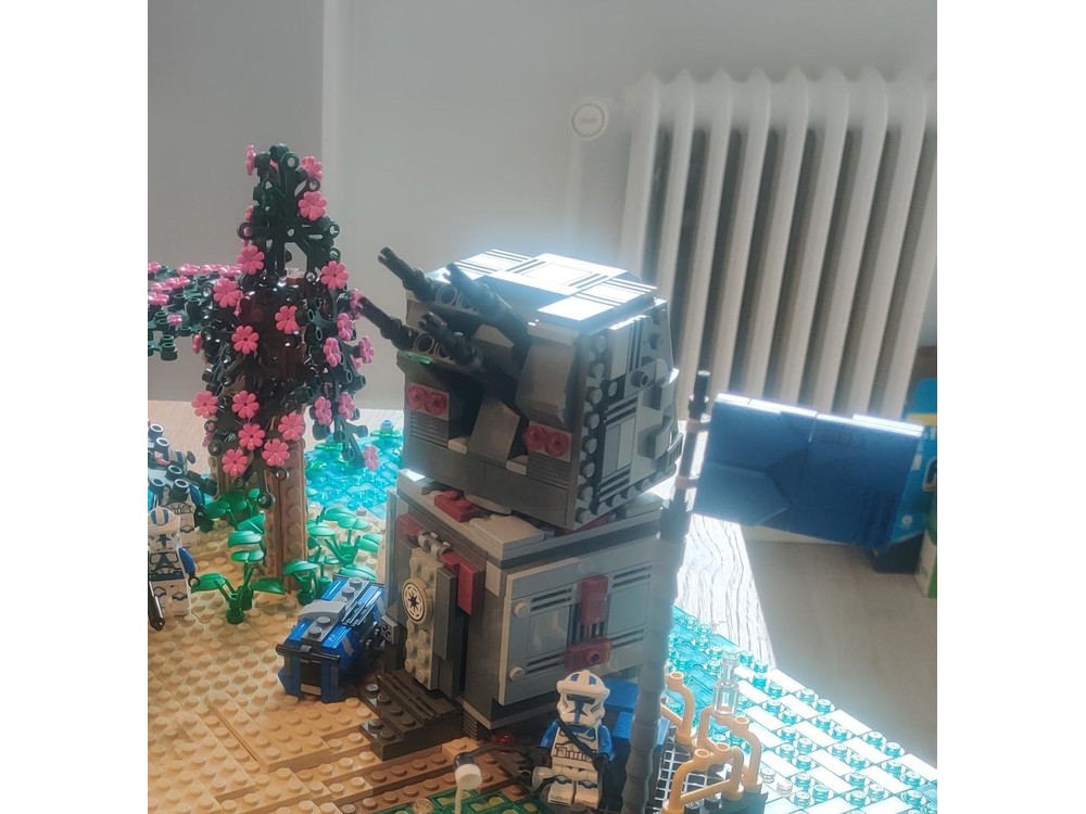 Lego Moc Turbolaser Battery By Nimbuzbricks Rebrickable Build With Lego