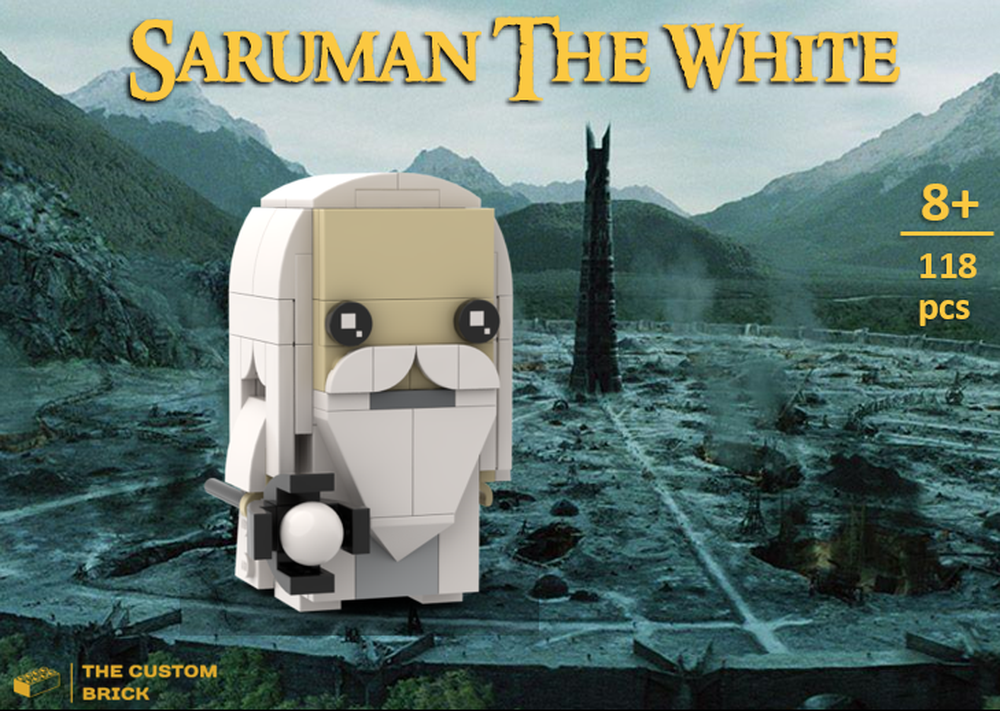 LEGO MOC Saruman Brickhead by TheCustomBrick | Rebrickable - Build with ...
