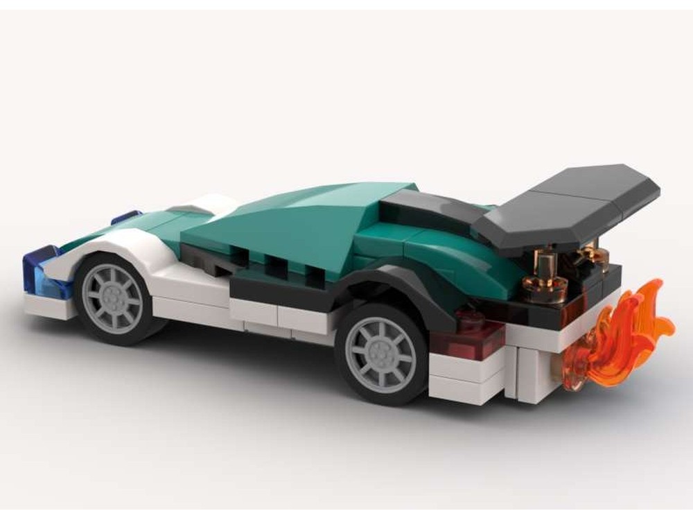 LEGO MOC-158304 Tiny Turbo Race Cars including Ferrari 512 Lego set ...