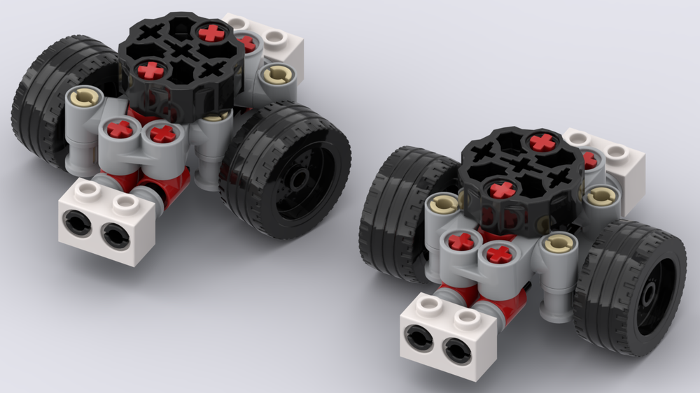 LEGO MOC Virtual Pivot Steering for City Scale Vehicles by stevendejong ...