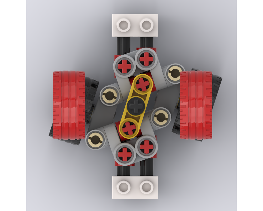 LEGO MOC Virtual Pivot Steering for City Scale Vehicles by stevendejong ...