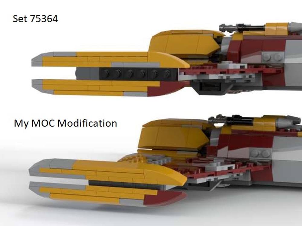 Lego Moc Shin Hatis Starfighter From 75364 Modification By Dmonti79
