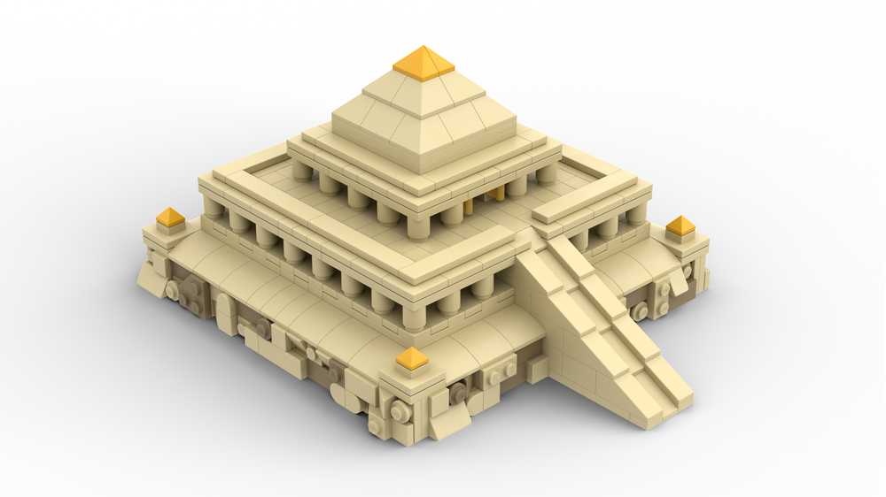 Lego Moc Temple Of Mentuhotep Ii By Blockwise Rebrickable Build
