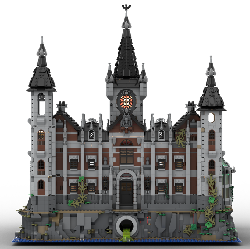 LEGO MOC Modular Arkham Asylum by Dream Build Bricks | Rebrickable - Build with LEGO