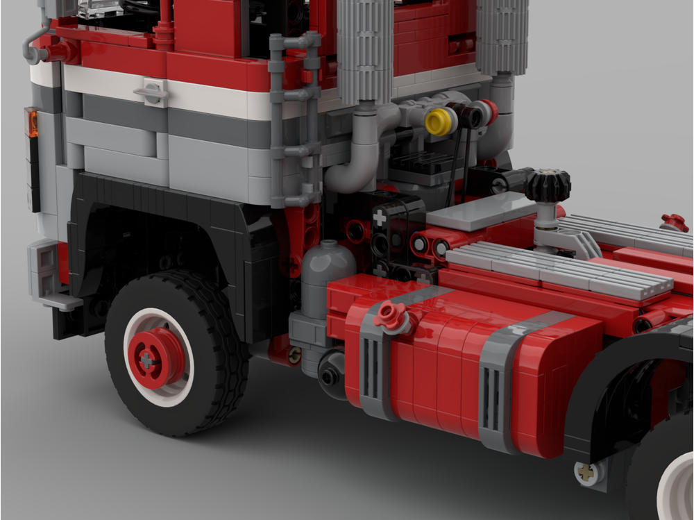 LEGO MOC Scania 141 V8 6x2 by Mani91 | Rebrickable - Build with LEGO