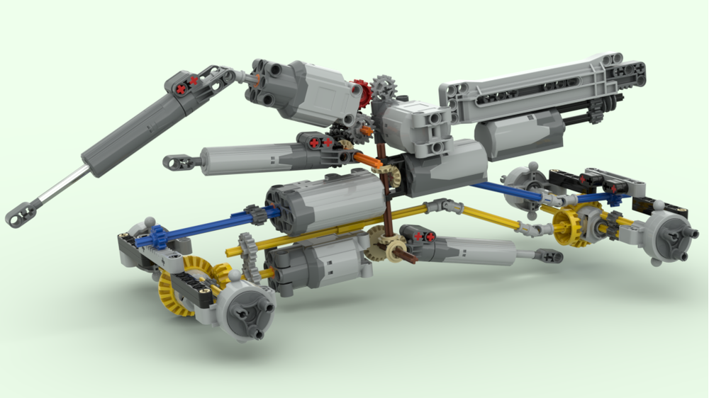 LEGO MOC 4×4 Real Full RC 42081 Volvo ZEUX by Bruce_LKP | Rebrickable ...