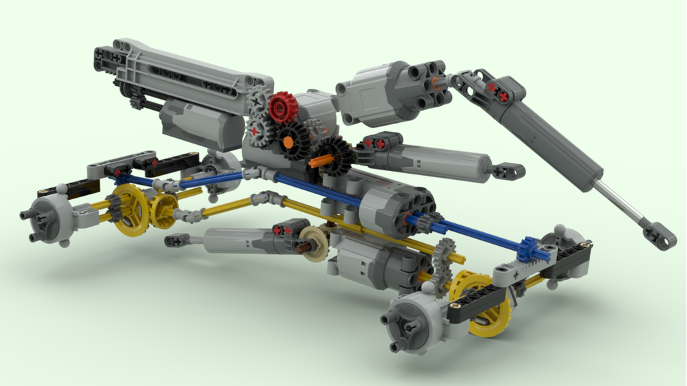 LEGO MOC 4×4 Real Full RC 42081 Volvo ZEUX by Bruce_LKP | Rebrickable ...