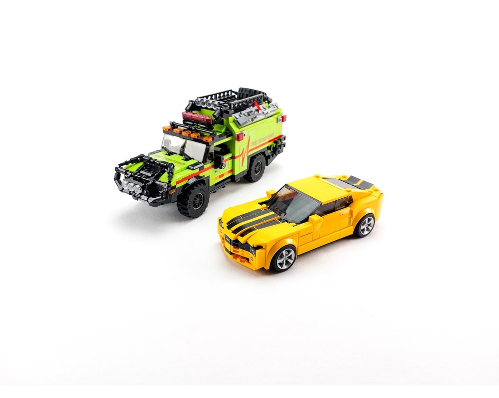 Lego Moc Chevrolet Camaro Bumblebee By Sfhbricks Rebrickable Build