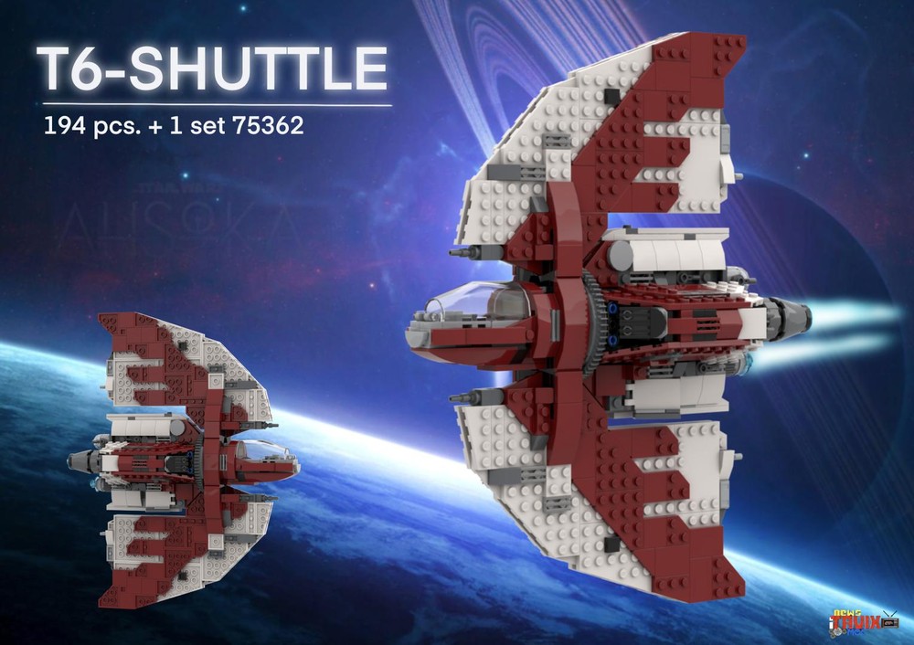 LEGO MOC T6 Shuttle without stickers by iTavix | Rebrickable - Build ...