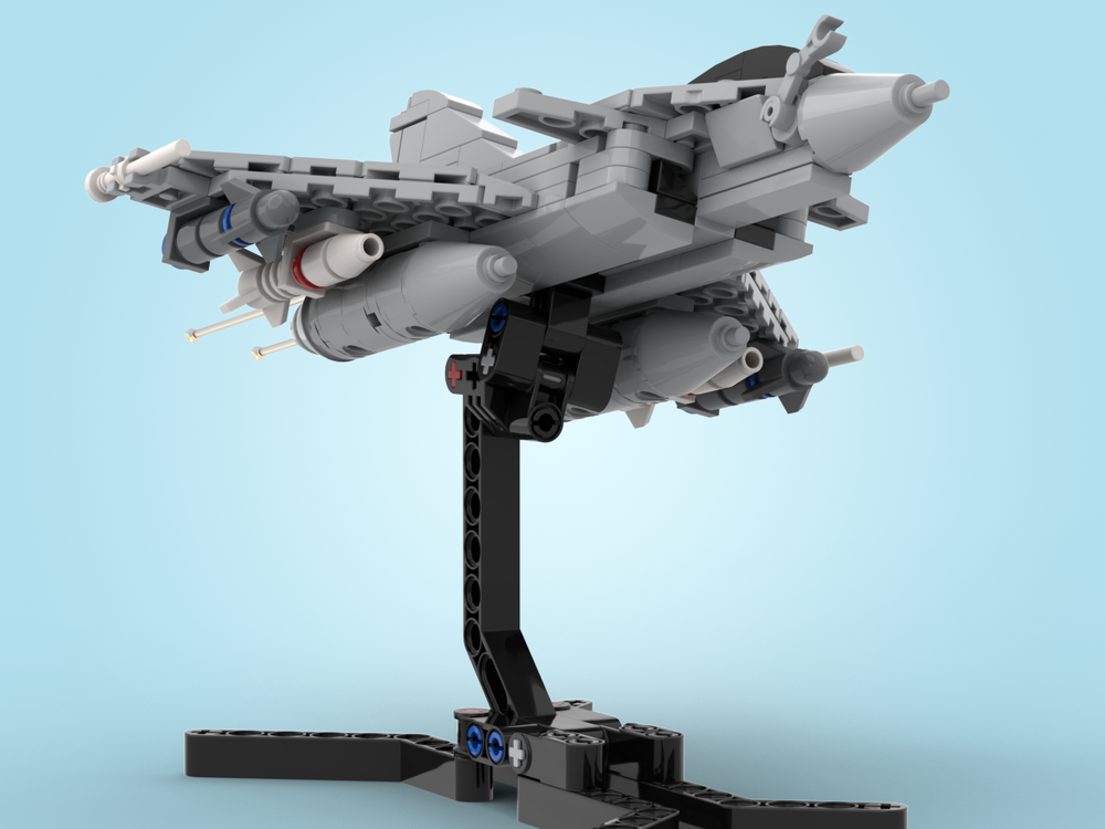 LEGO MOC Rafale (1/72 scale) by abracada_brick | Rebrickable - Build ...
