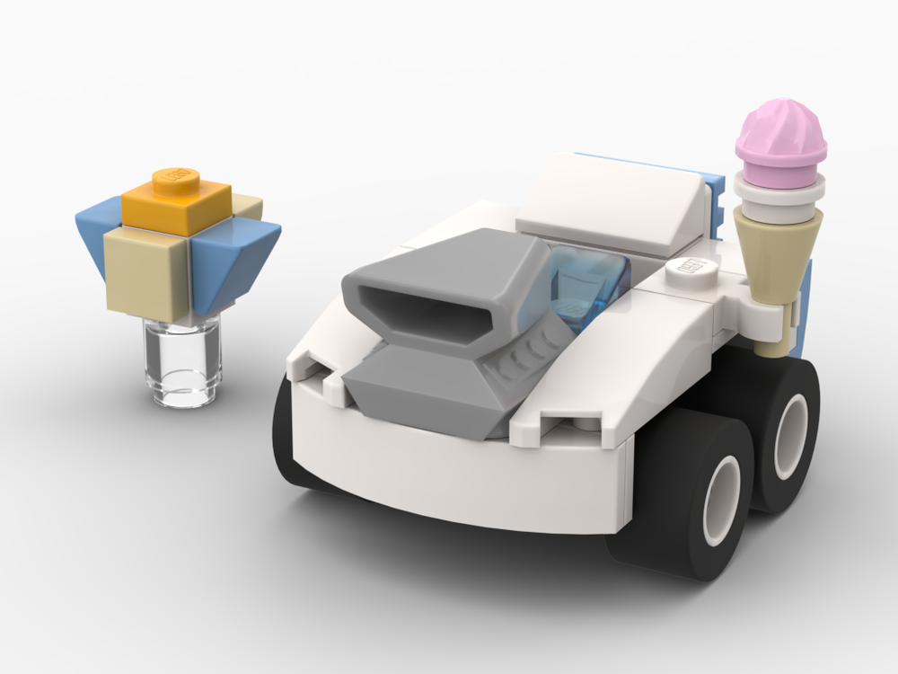 LEGO MOC Mighty Micros: Pufferfish ice cream speeder by bits ...