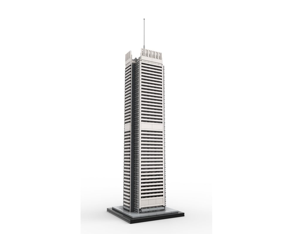 Lego Moc The New York Times Building Tower 1800 Scale By Spbrix