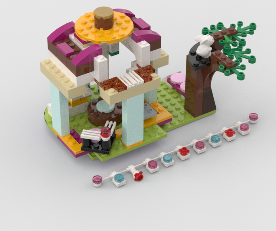 LEGO MOC 41110-1 Merry-go-round by Legoivo | Rebrickable - Build with LEGO