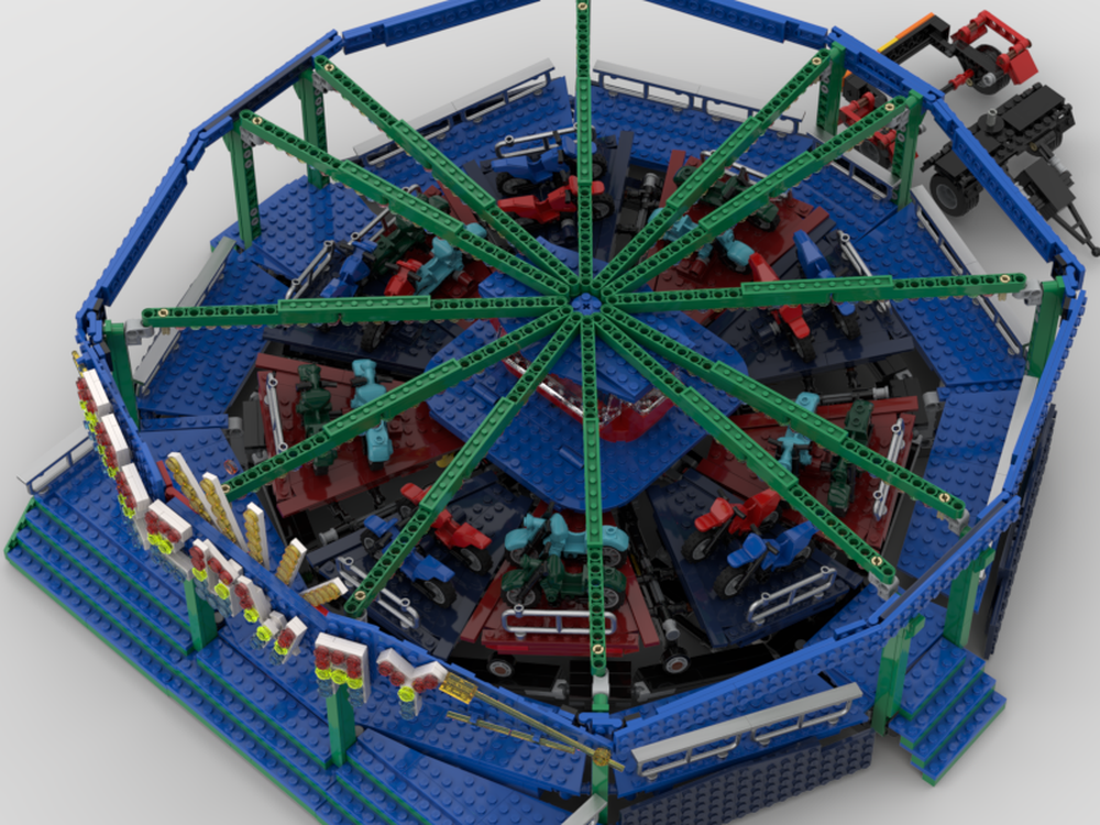 LEGO MOC Fairground Speedway (aka Arc) by Gdale | Rebrickable - Build ...