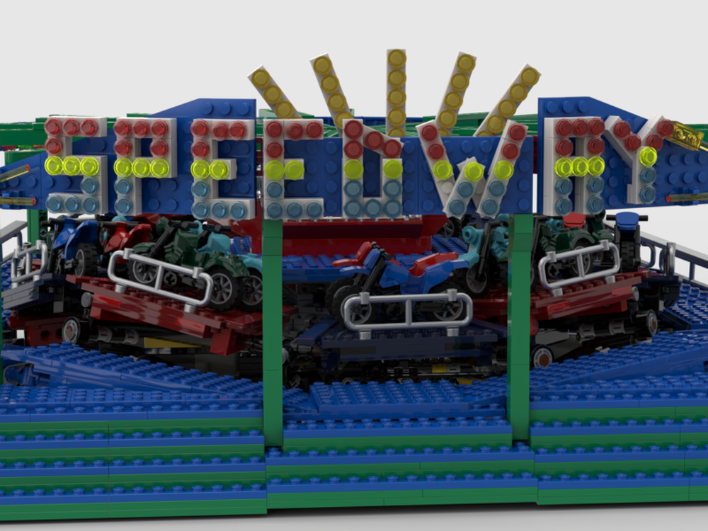 LEGO MOC Fairground Speedway (aka Arc) by Gdale | Rebrickable - Build ...