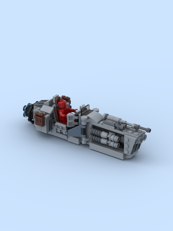 LEGO MOC Hoverbike "Nomad Dagger" by tingdrason | Rebrickable - Build ...