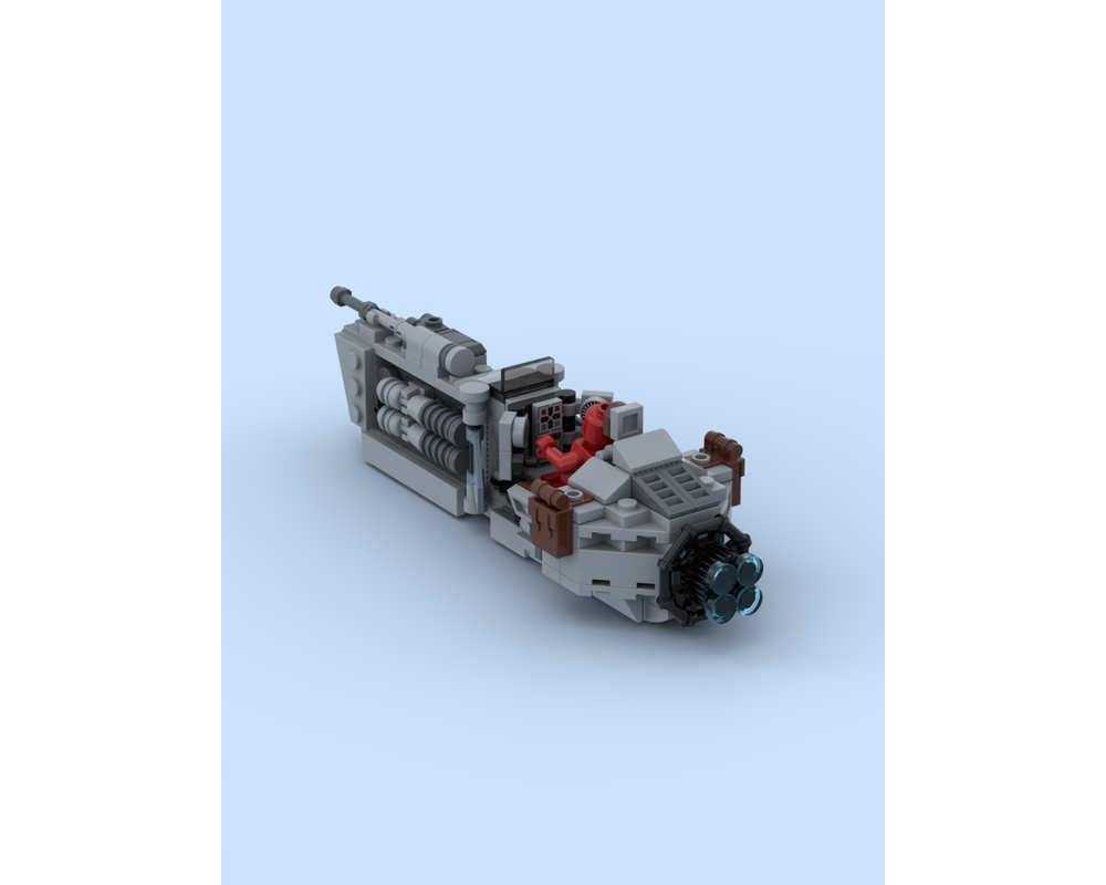 Lego Moc Hoverbike Nomad Dagger By Tingdrason Rebrickable Build