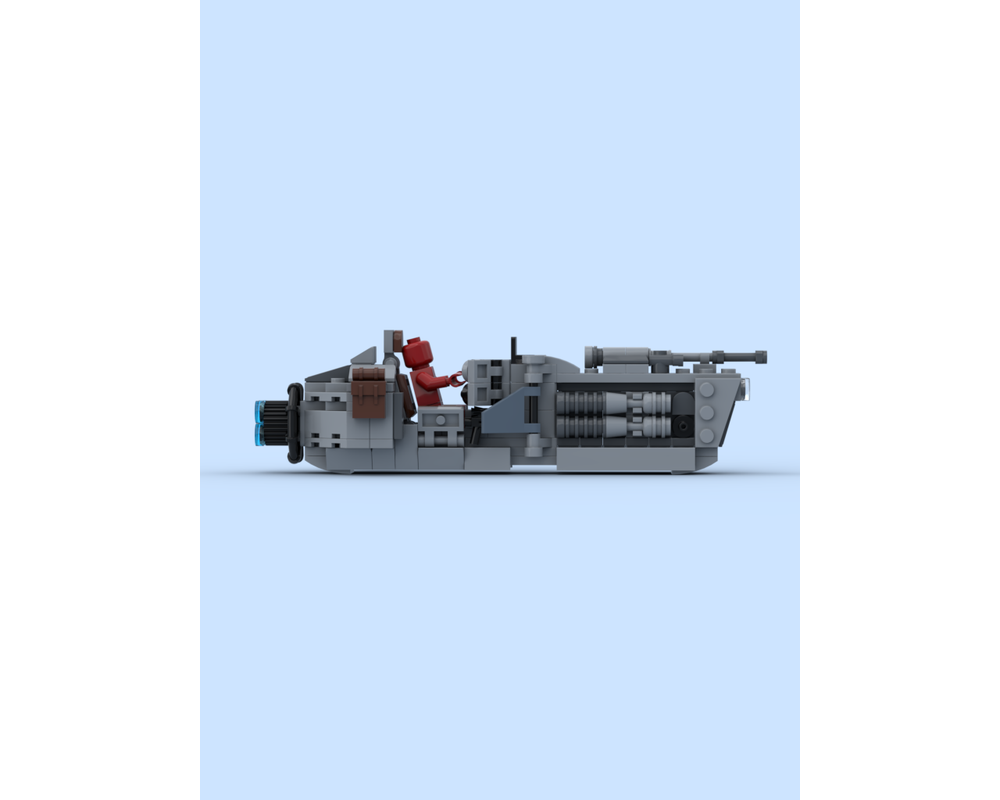 Lego Moc Hoverbike Nomad Dagger By Tingdrason Rebrickable Build