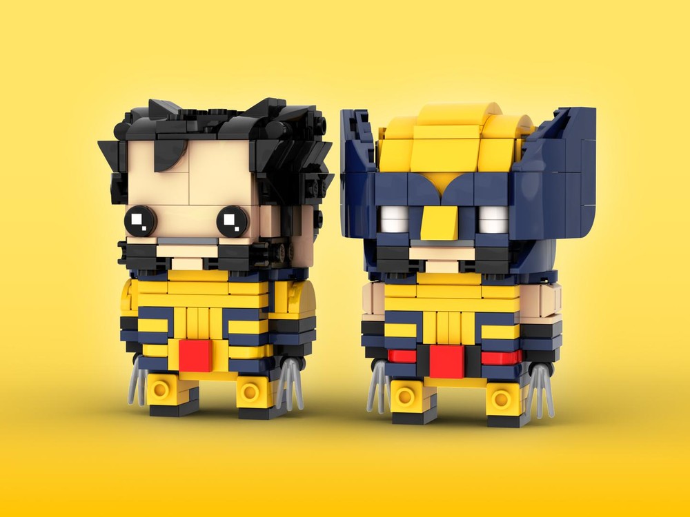 LEGO MOC Wolverine Brickheadz LEGO MOC - Deadpool & Wolverine by ...
