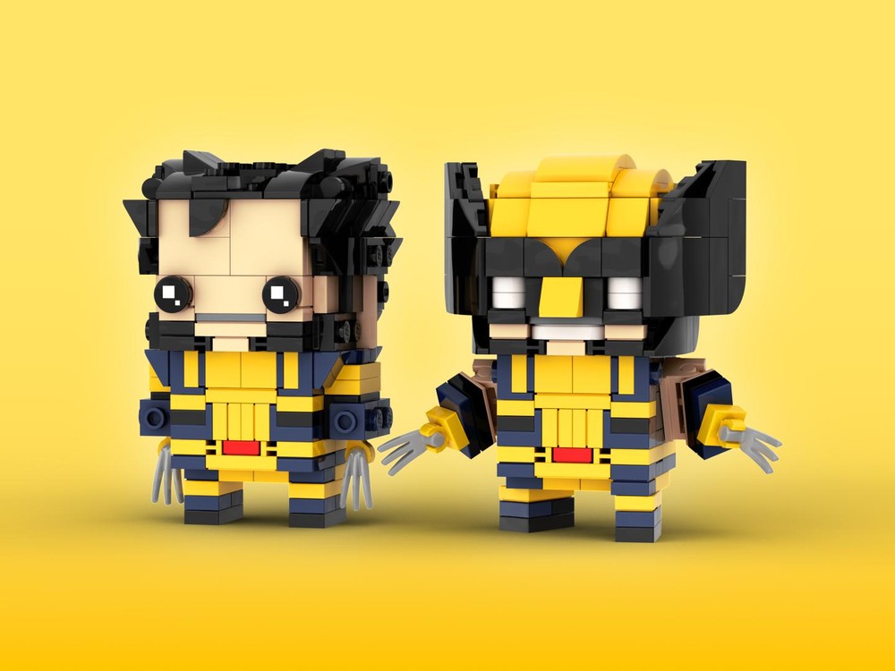 LEGO MOC Wolverine Brickheadz LEGO MOC - Deadpool & Wolverine by ...