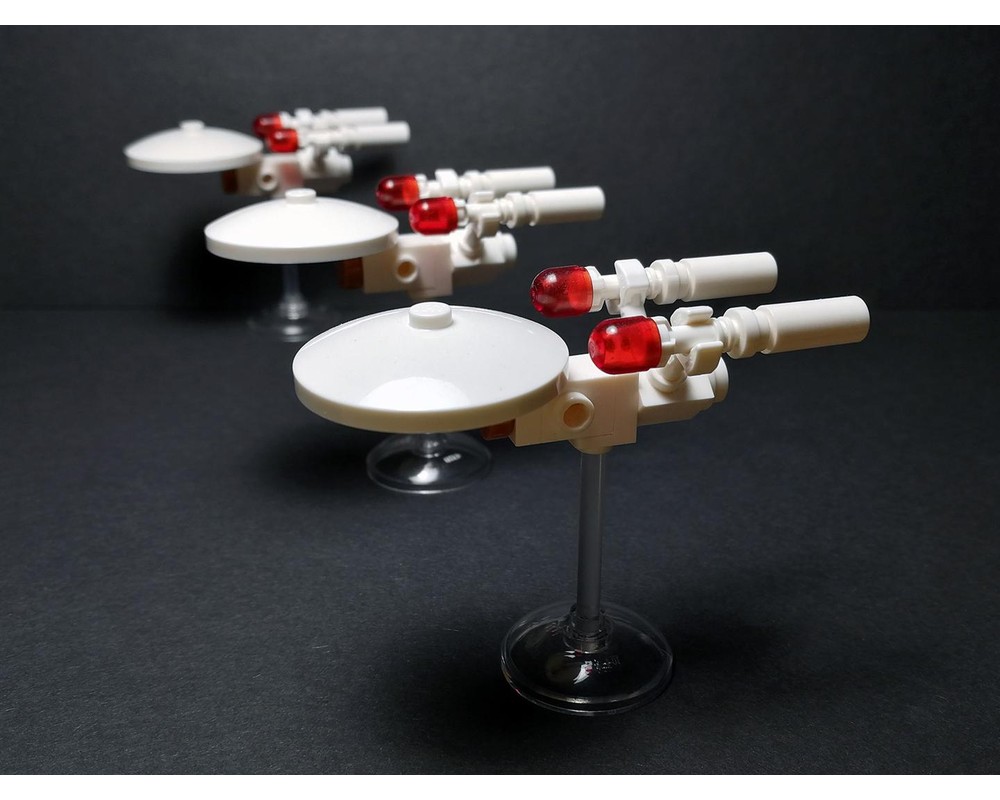 LEGO MOC USS Enterprise NCC-1701 Microscale by Balage64 | Rebrickable ...