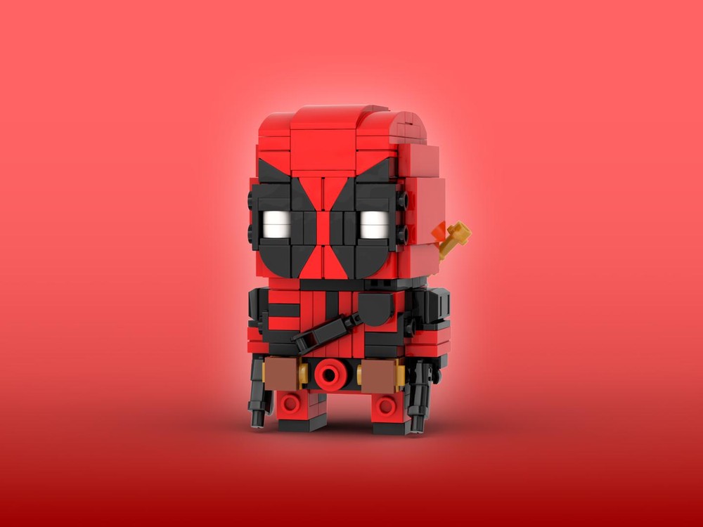 LEGO MOC Deadpool Brickheadz LEGO MOC - Deadpool & Wolverine by Eugenio ...