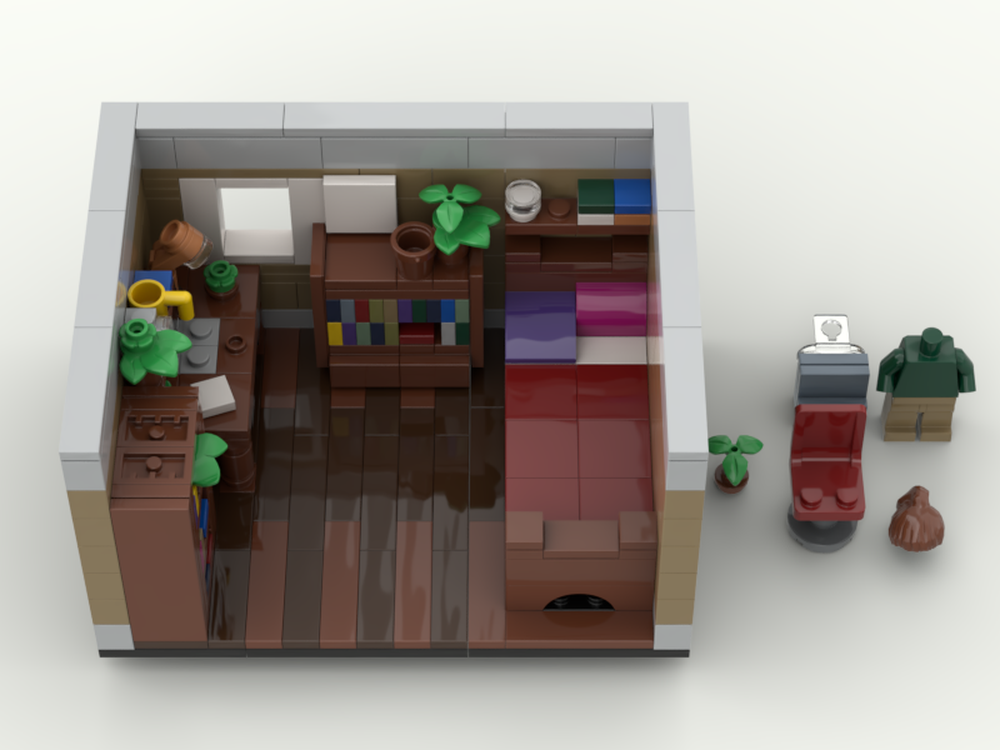 LEGO MOC Lofi Girl's Room by Amazing-Creations-by-Edd | Rebrickable ...