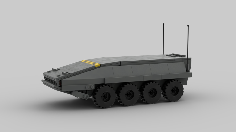 LEGO MOC Futuristic APC (stock) by Futurism_Lego | Rebrickable - Build ...