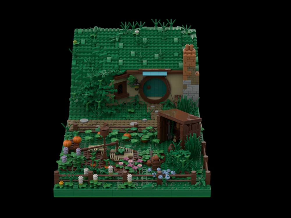 LEGO MOC Hobbiton - Section 1 by 03janedoe | Rebrickable - Build with LEGO