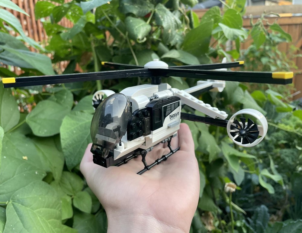 LEGO MOC Biosyn Helicopter by OrchardBuilds | Rebrickable - Build with LEGO