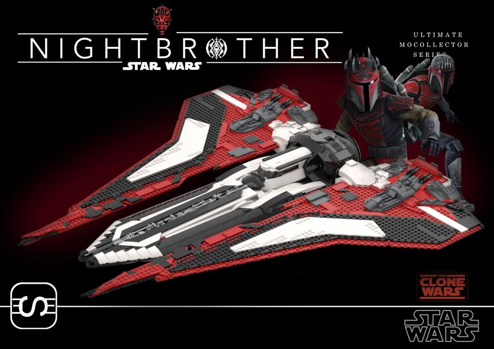 LEGO MOC NIGHTBROTHER UCS , Kom'rk Class ( Eventus Engineering System ...