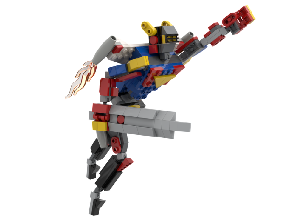 LEGO MOC Giant Anime Robot by AntOrman | Rebrickable - Build with LEGO