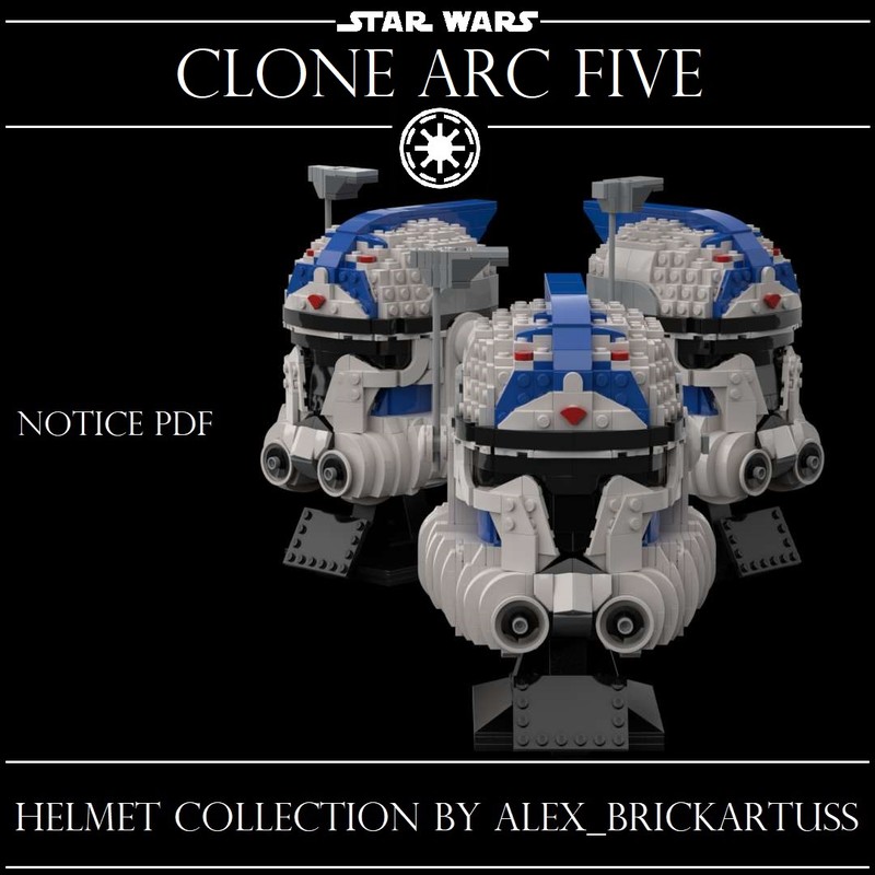 LEGO MOC helmet Clone Arc Five by Alex_BricKartuss | Rebrickable ...