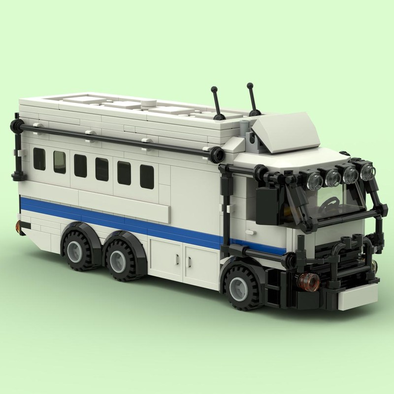 LEGO MOC Prison Truck by Wacky | Rebrickable - Build with LEGO